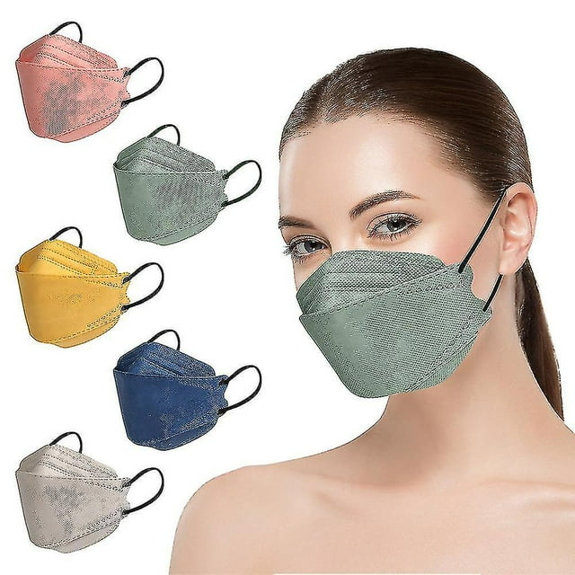 20pcs Kn95 Face Masks Fish Mask Adult Morandi Ffp2 Mask 4 Layer ...