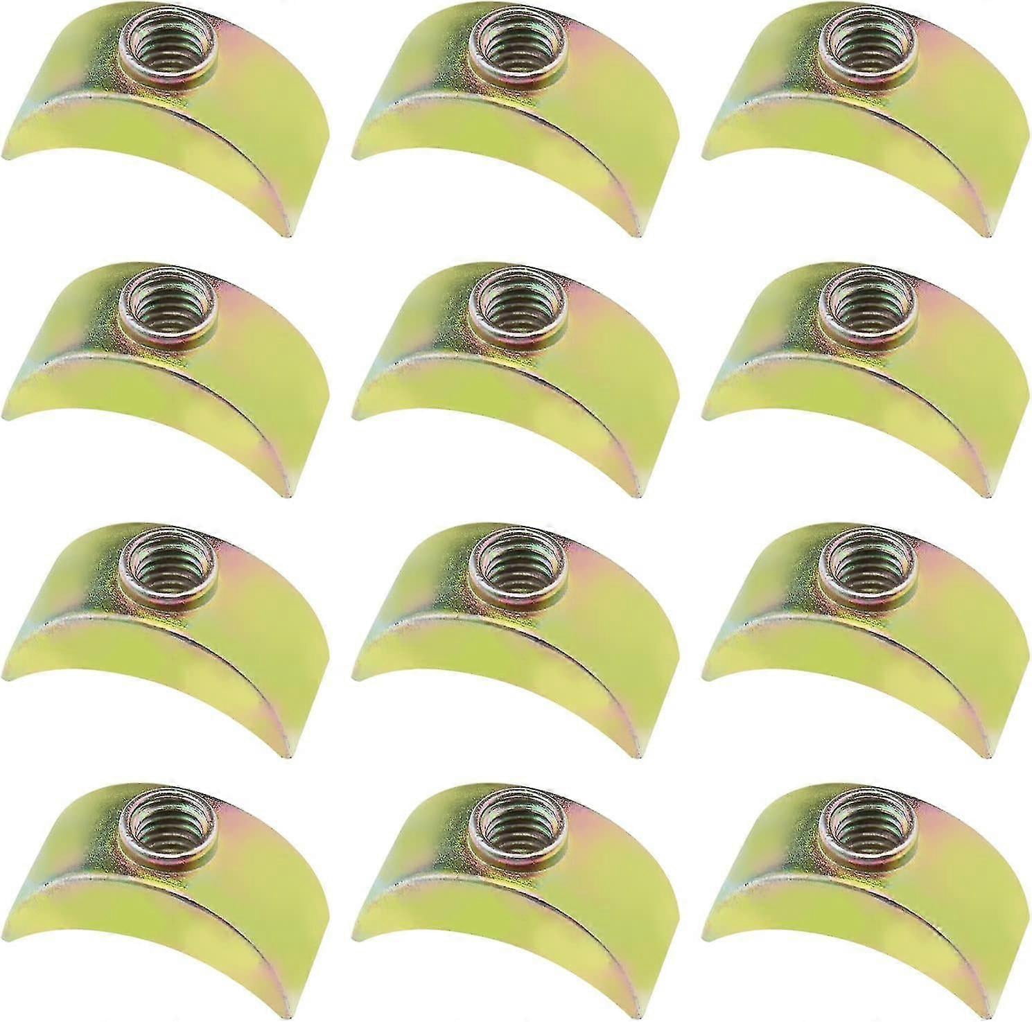 40PCS Half Moon Nuts Furniture Connector Nuts Spacer Washer for Connect ...