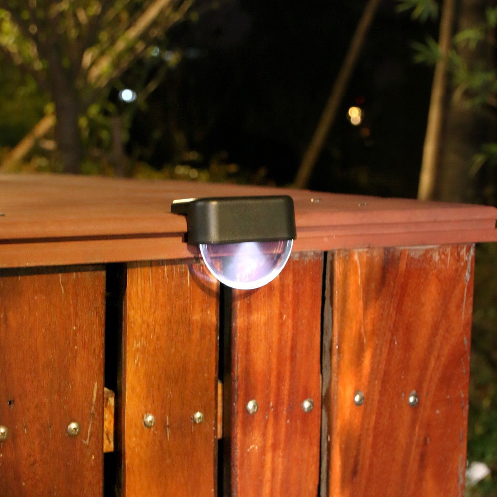 RAIN 4pcs LED Solar Stair Light Waterproof Outdoor Garden Passage ...