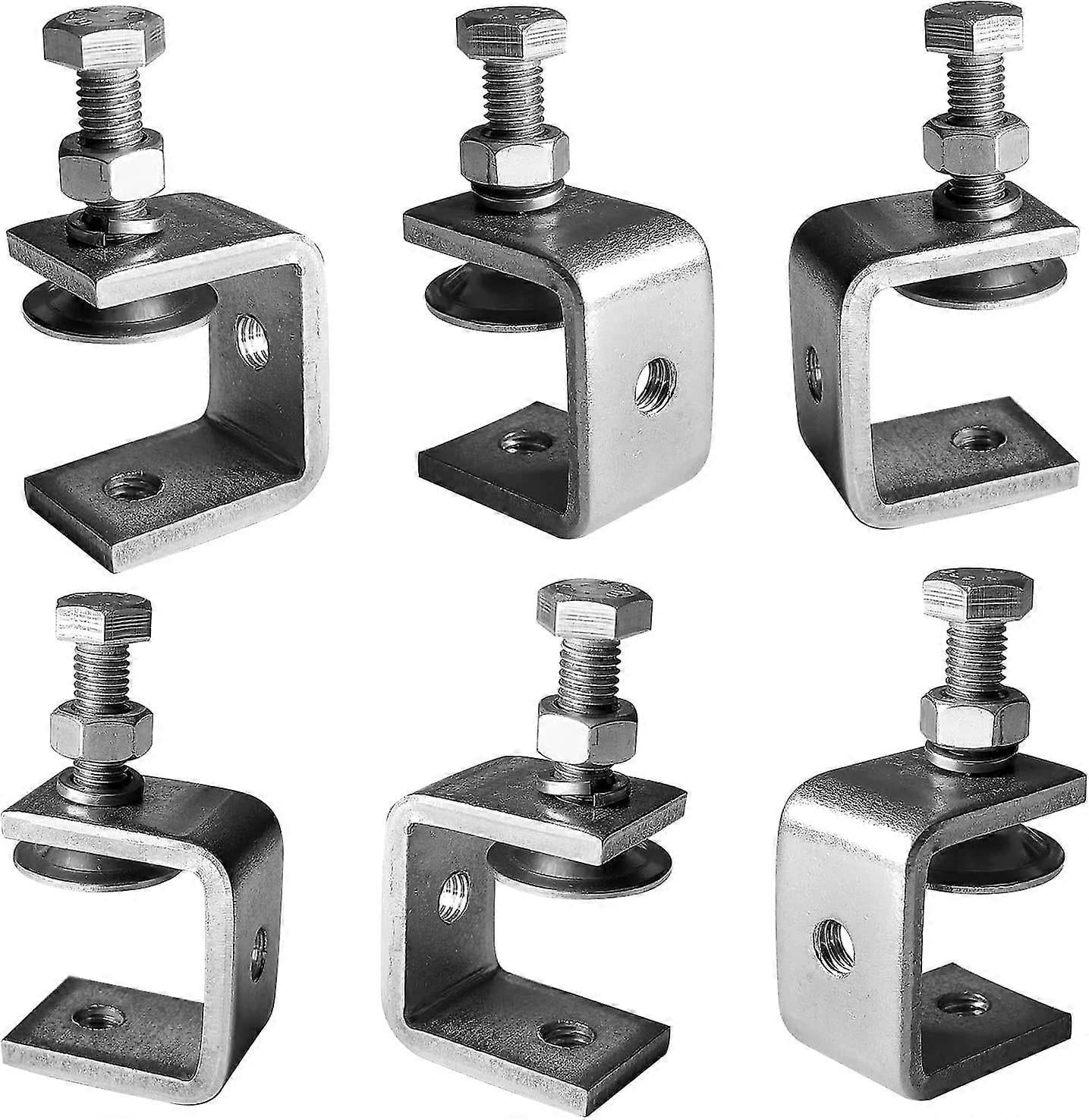 6 Pieces Heavy Duty 304 Stainless Steel C-clamps, For Clamps, Pliers ...