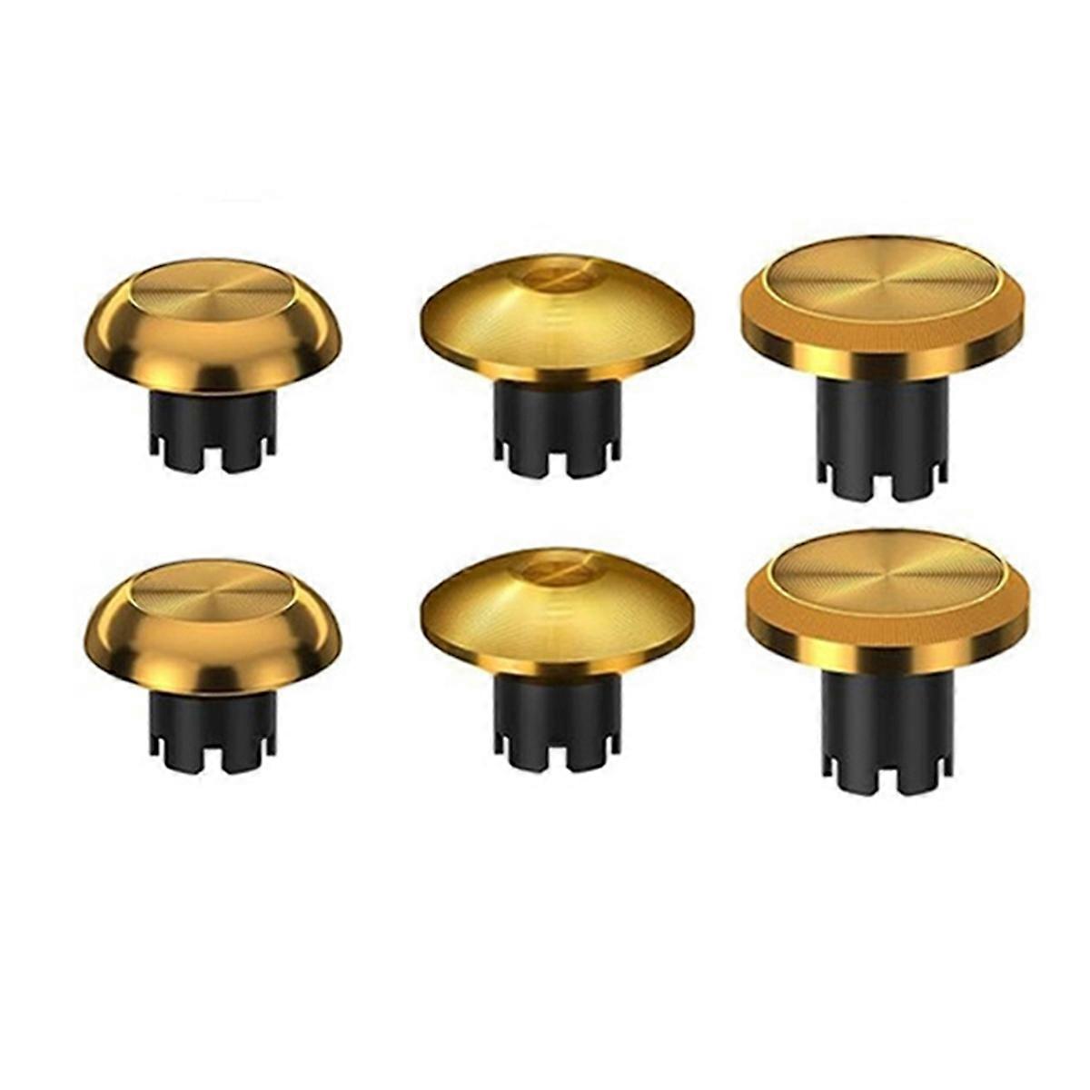RAIN 6-in-1 Metal Thumb Joystick Cap Accessory for PS5 Dualsense Edge ...