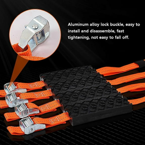 M-AUTO 32" Tire Traction Mat Recovery Track Vehicle Tires Ladder ...