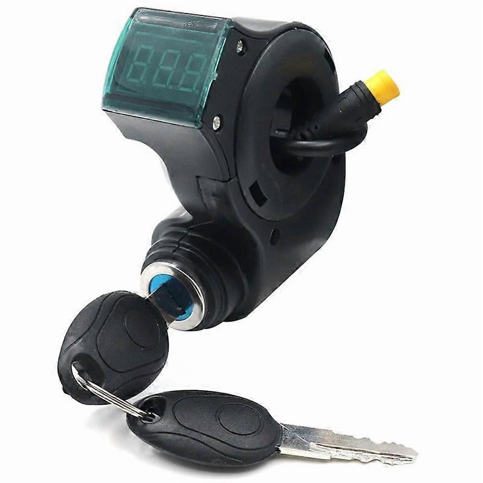 RAIN E-Bike Lgnition Lock Key Thumb Throttle Voltmeter Digital Voltage ...