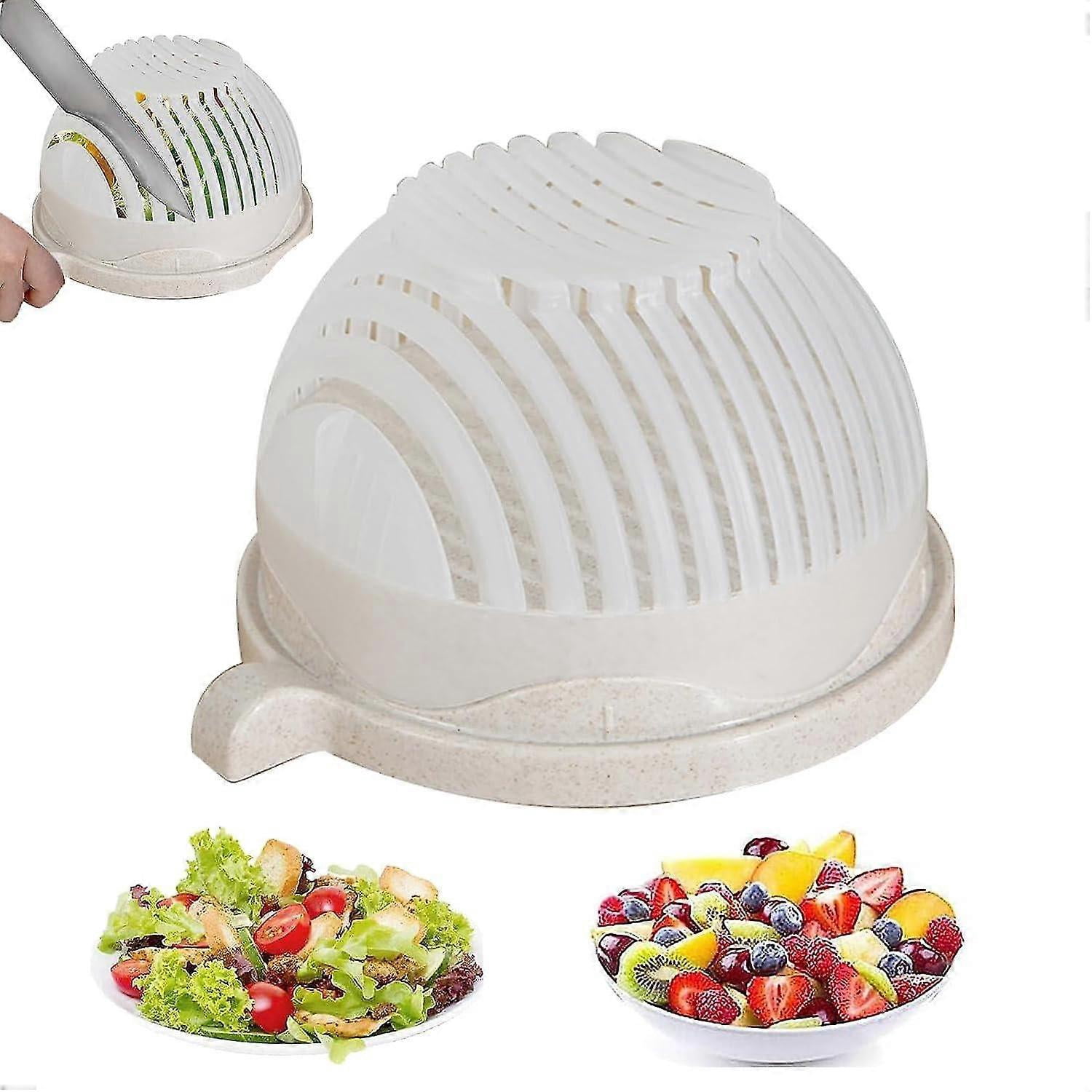 RAIN Fruit and Vegetable Cutter Bowl, Veggie Chopper, Salad Chopper ...