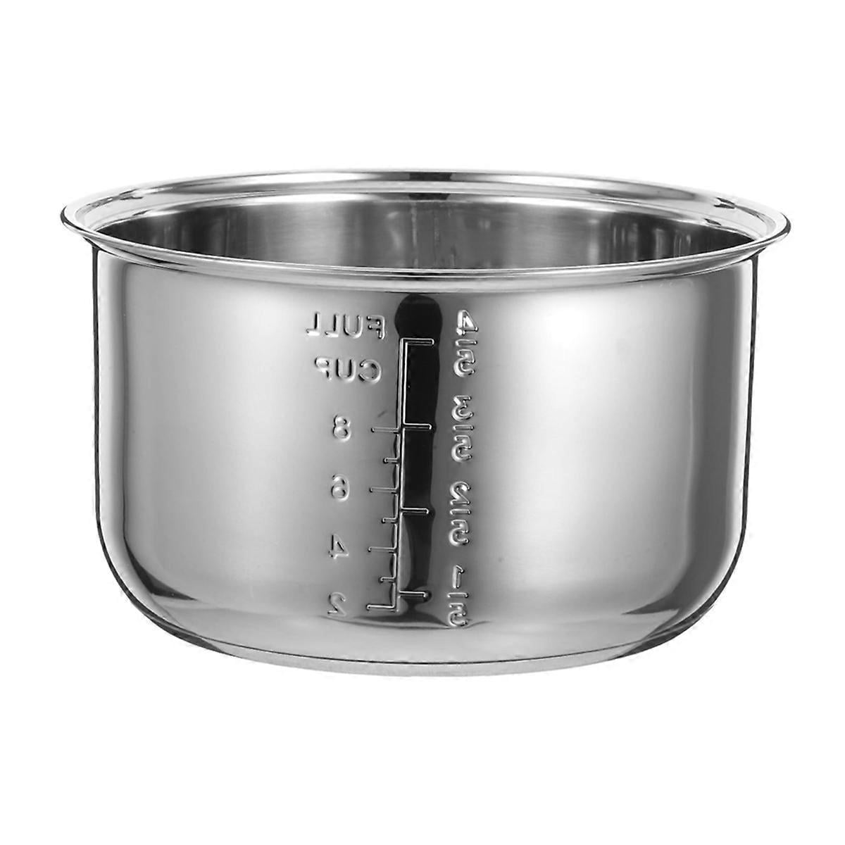 RAIN Universal Stainless Steel Inner Pot for Rice Cooker Replacement 4L ...