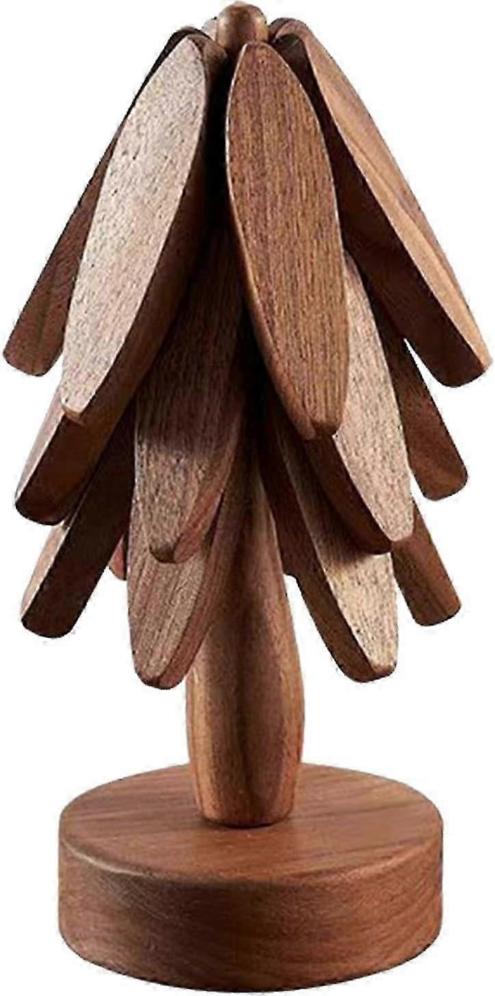 RAIN Wooden Trivet | Beech Wood Tree Shaped Trivet | Trivets For Hot ...