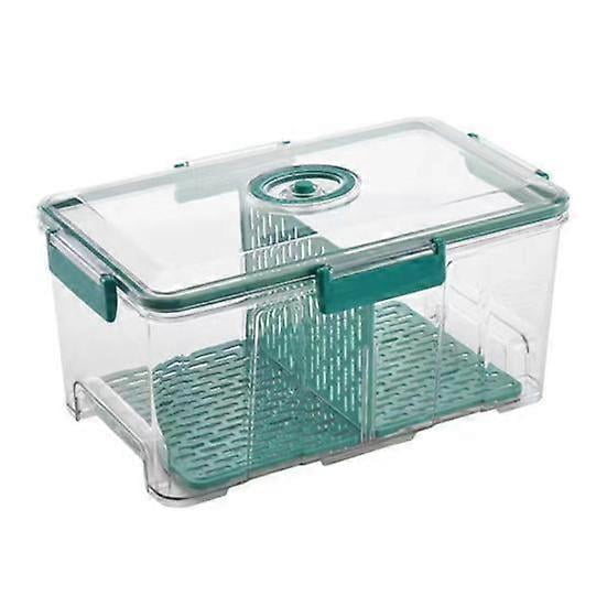 RAIN with Vacuum Pump Airtight Bread Box Detachable Drainage Plate ...