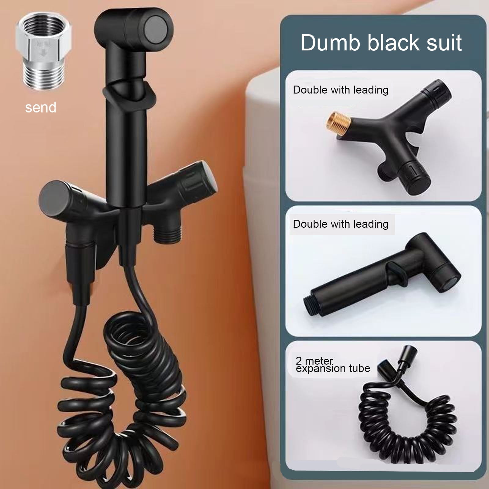 RAINB 1-In-2-Out Double Control Valve Shower Dual Control,Bathroom ...