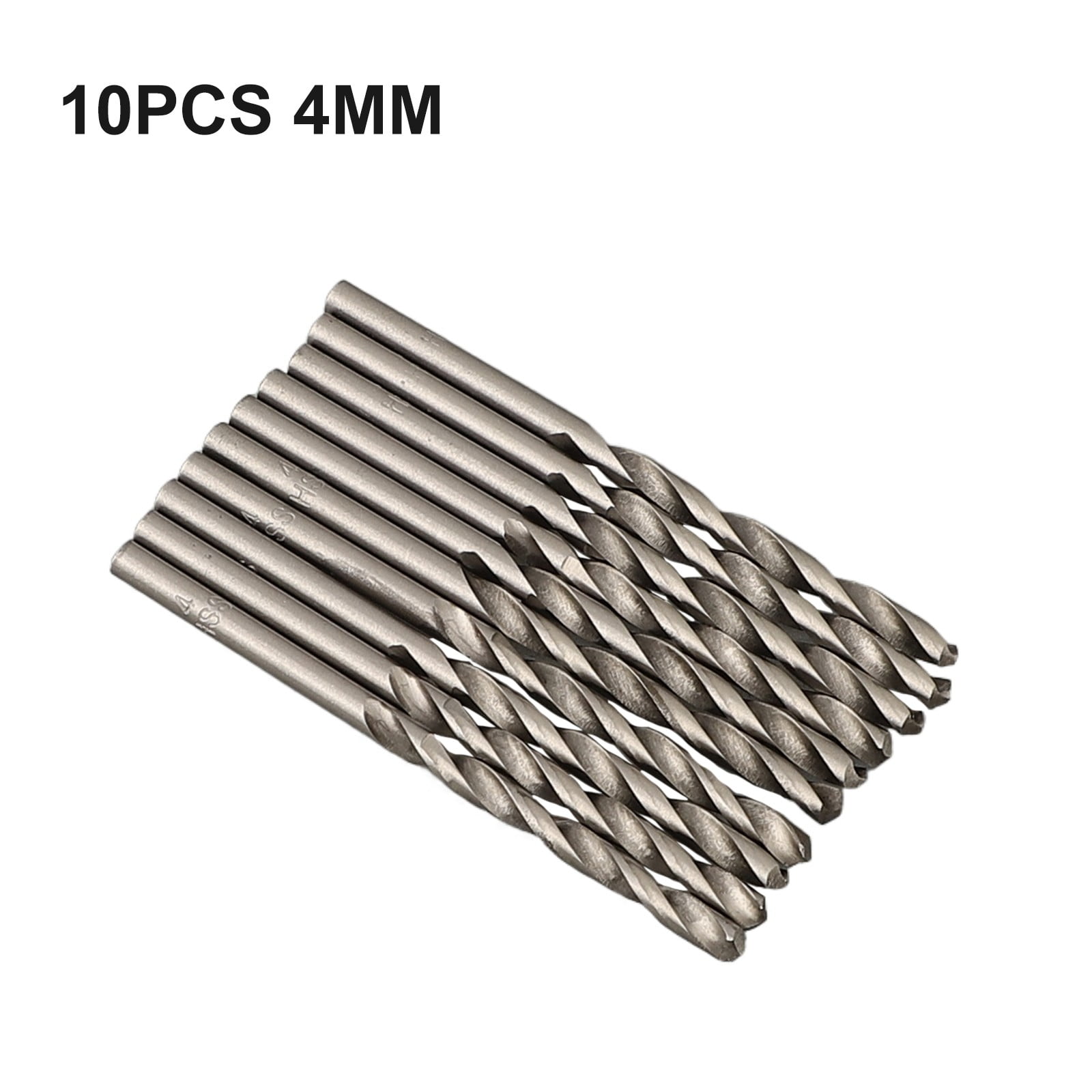 RAINB 10Pcs Drill Bit 4Mm High Speed Steel Drilling Auger Bit For ...