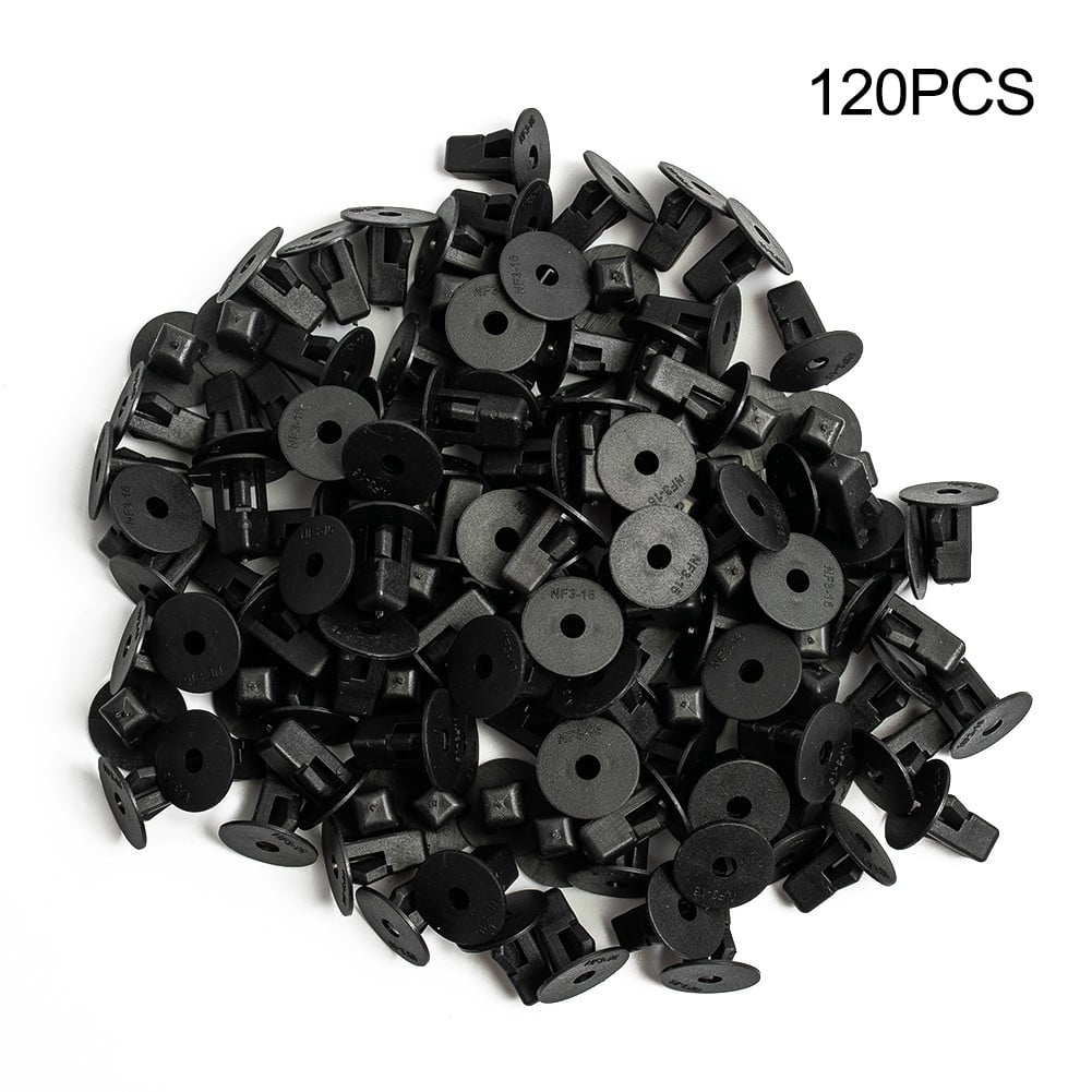 Bumpers Clips 120PCS 8mm Bumper Clips Auto Car Hole Retainer Rivets ...