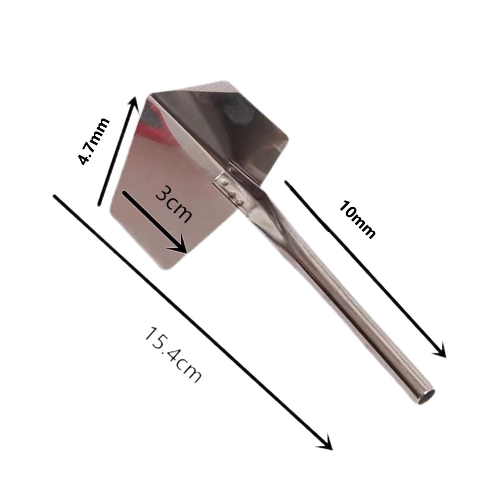 RAINB 1Pc Stainless Steel Garden Metal Handle 90 Degree Drywall Outdoor ...