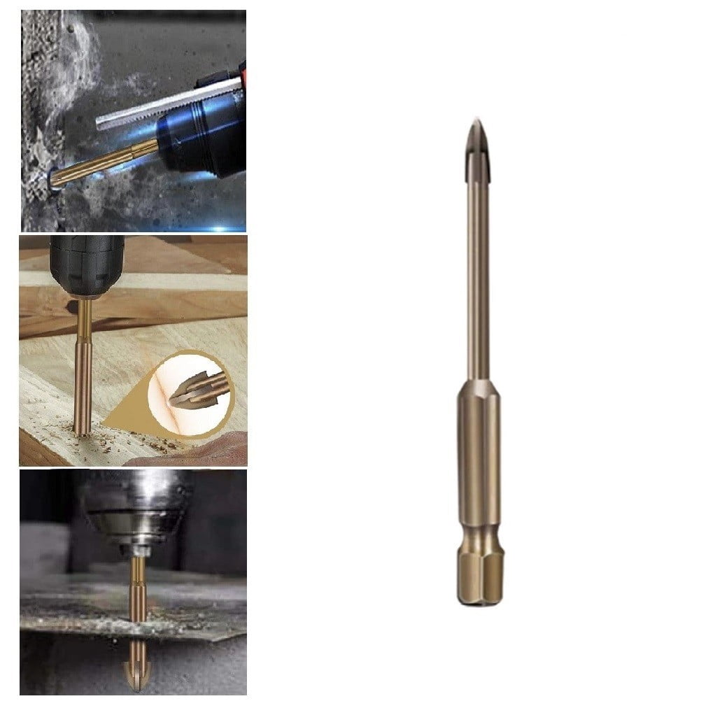 RAINB 1Xefficient Drilling Tool Multifunctional Cross Alloy Drill Bit 3 ...