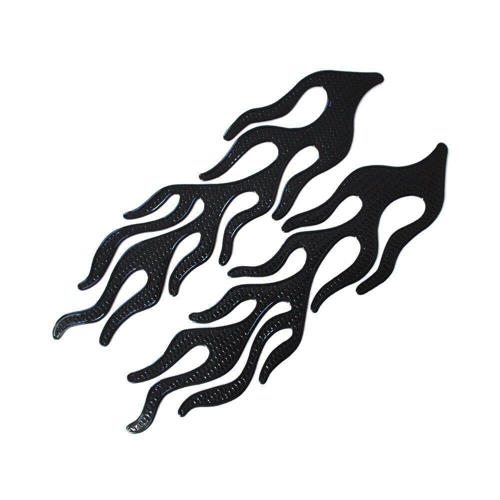RAINB 3D Car Motorcycle Flame Waterproof Gas Tank Decals Stickers For ...