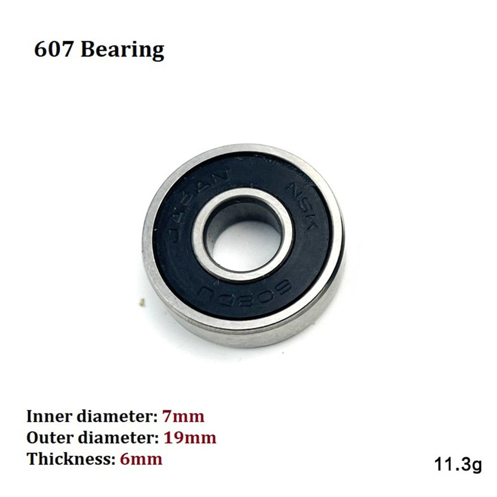 RAINB 7×19×6Mm 607 Bearing Miniature Ball Bearings 607 2Rs Angle ...