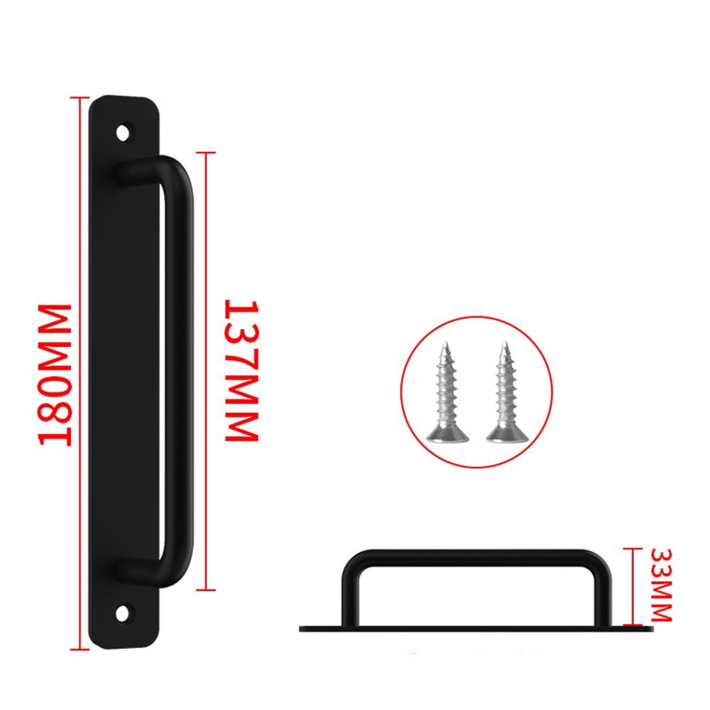 RAINB Aluminum Barn Door Handle Sliding Door Handle Kitchen Furniture ...