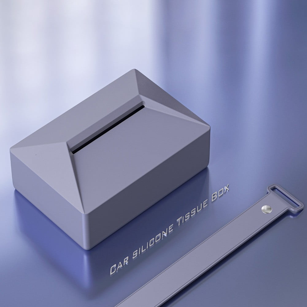 RAINB Car Tissue Box for Tesla Model for Seat Back Hanging Silicone ...