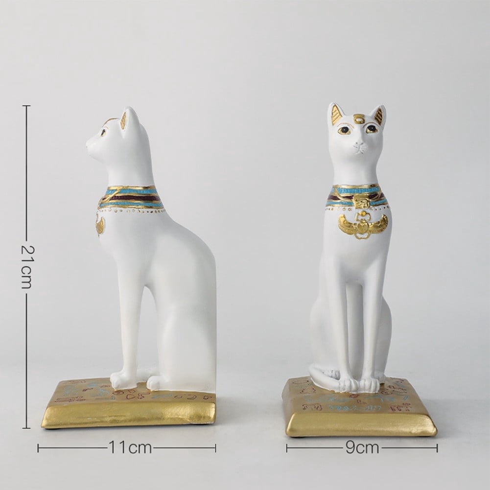 RAINB Creative Egyptian Bastet Collectible Figurine Cat Goddess Statue ...