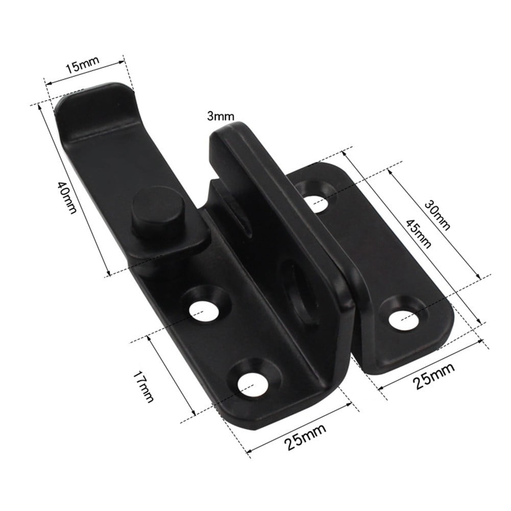 RAINB Free Punching Wardrobe Door Bolt Latch Drawer Lock Safety ...