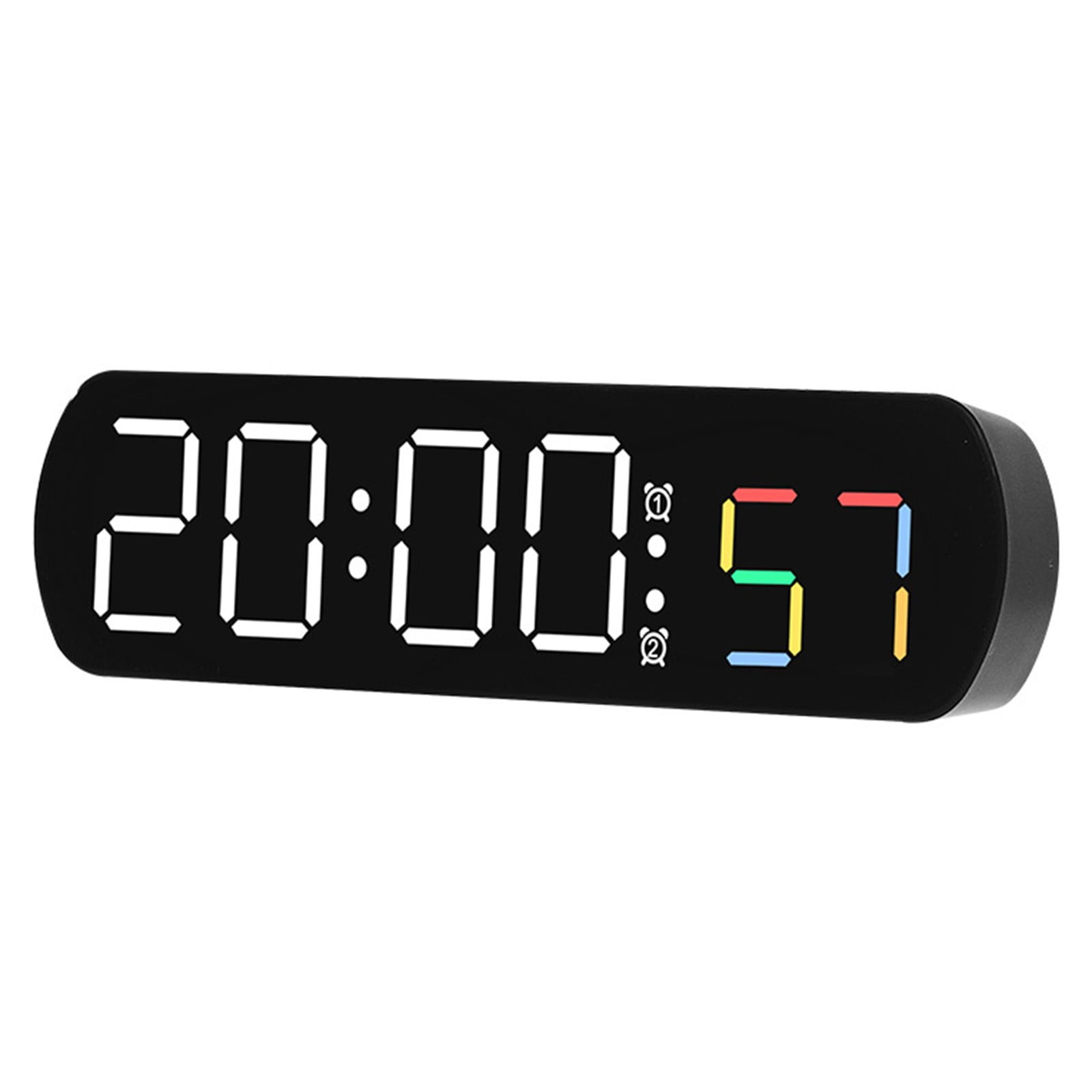 RAINB Led Display Rectangular Alarm Clock Temperature Humidity Display ...