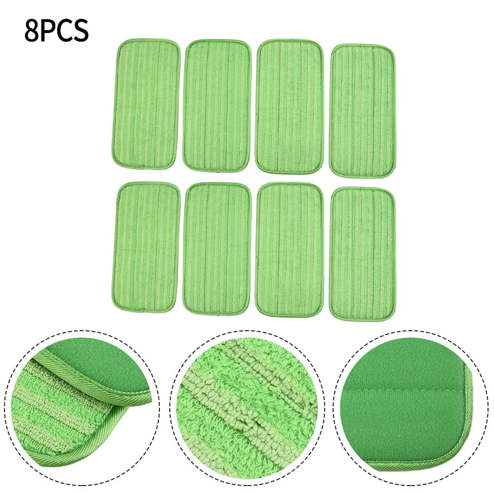 RAINB Reusable and Machine Washable Floor Microfiber Mop Pads Machine ...