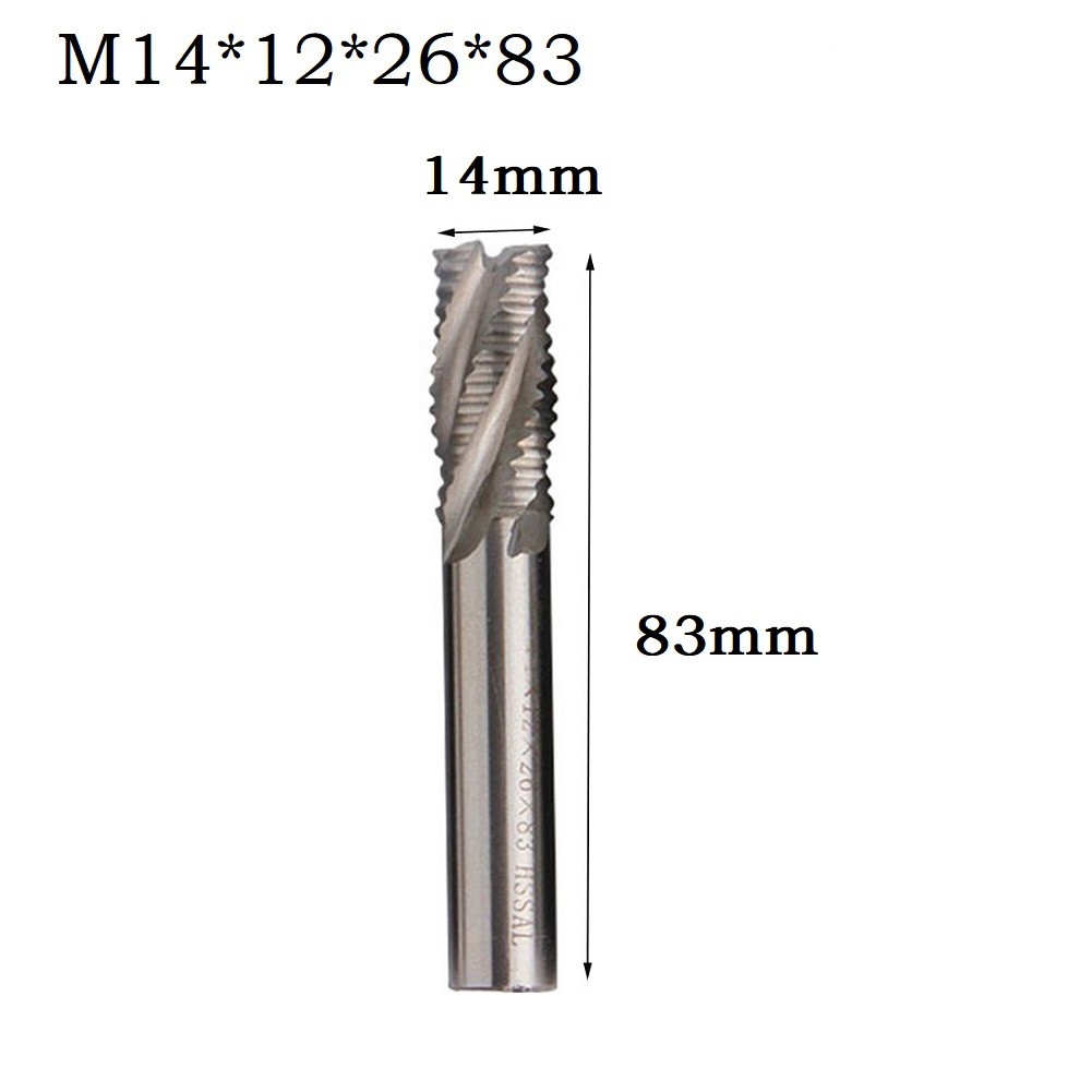 RAINB Solid Carbide 4 Flutes Cnc End Milling Cutter Router Bit For ...