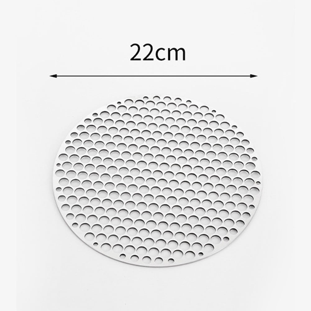 RAINB Stainless Steel Round Grill Net Bbq Mat Carbon Furnace Steam Nets ...