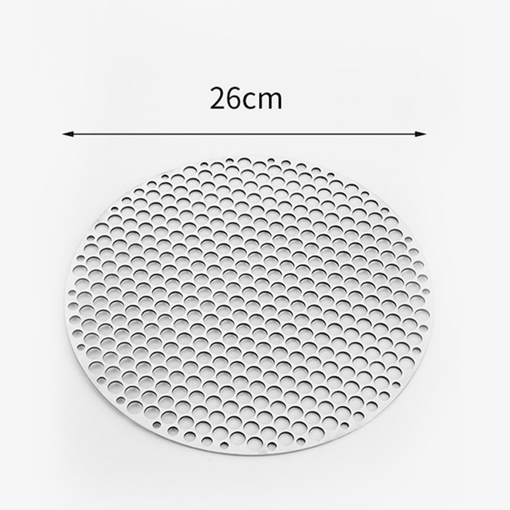 RAINB Stainless Steel Round Grill Net Bbq Mat Carbon Furnace Steam Nets ...