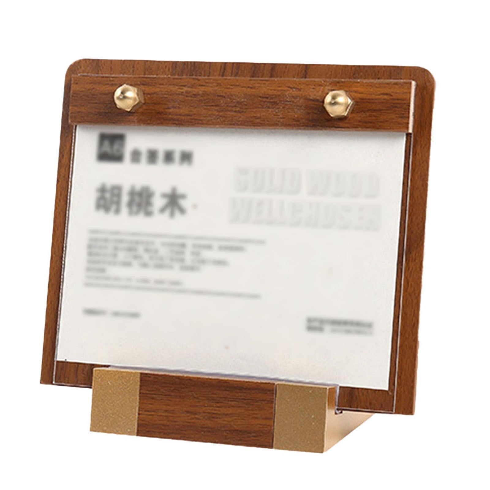 RAINB Transparent Wooden Acrylic Photo Frame Magnetic Poster Display ...