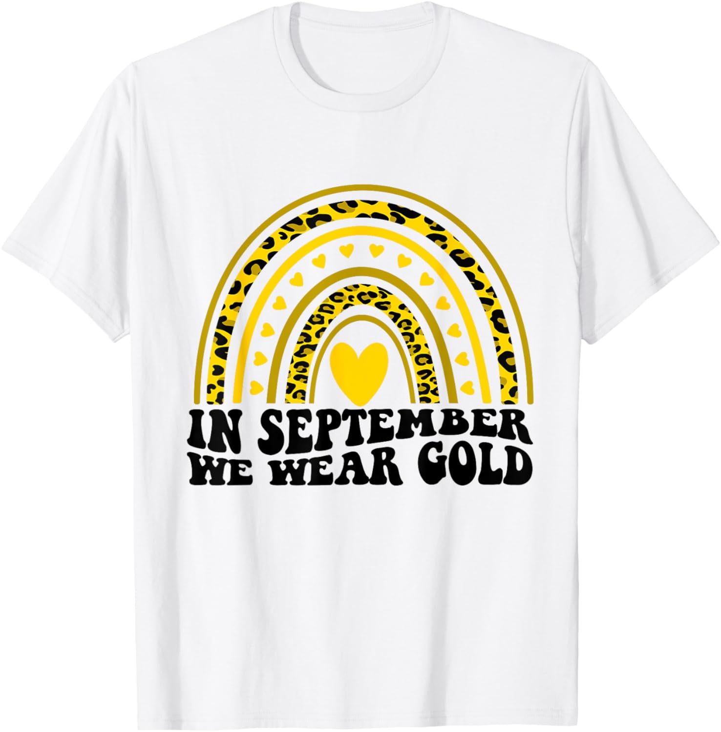 RAINBOW Childhood Cancer Awareness month In September 2024 T-Shirt ...