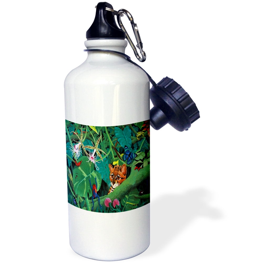 RAINFOREST MARGAY 21 oz Sports Water Bottle wb-3216-1 - Walmart.com