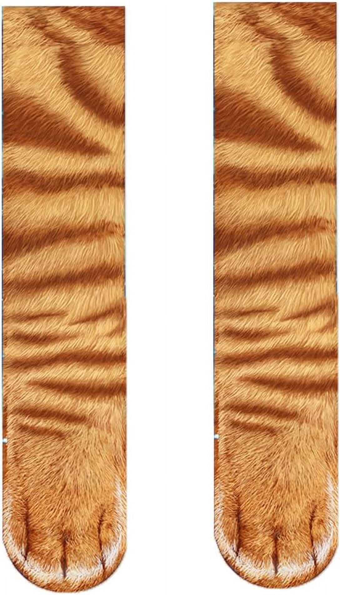 RAINLOS Fun Animal Paw Socks - 3D Cute Crazy Socks for Adults Teens ...