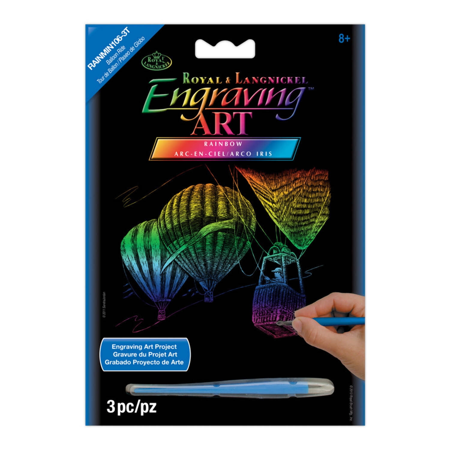 RAINMIN Series | Engraving Art™ 5" x 7" Rainbow Foil Projects - Walmart.com