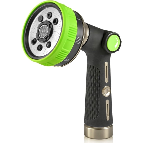 RAINPOINT Hose Sprayer Nozzle Heavy Duty - 8 Spray Patterns Garden Hose ...