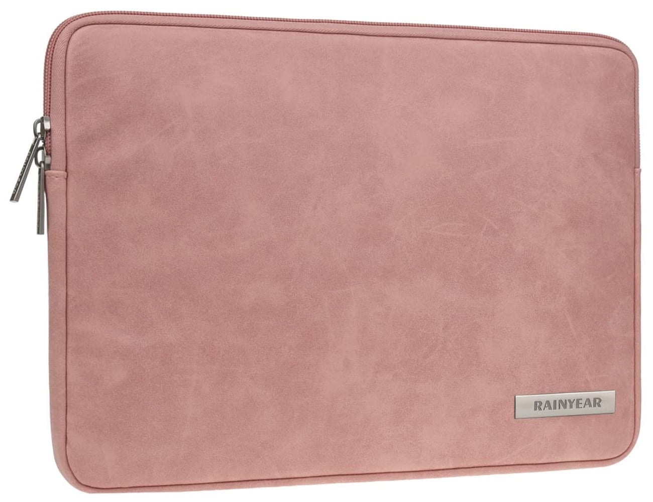 RAINYEAR 16 Inch Laptop Sleeve PU Suede Leather Case Protective Padded ...
