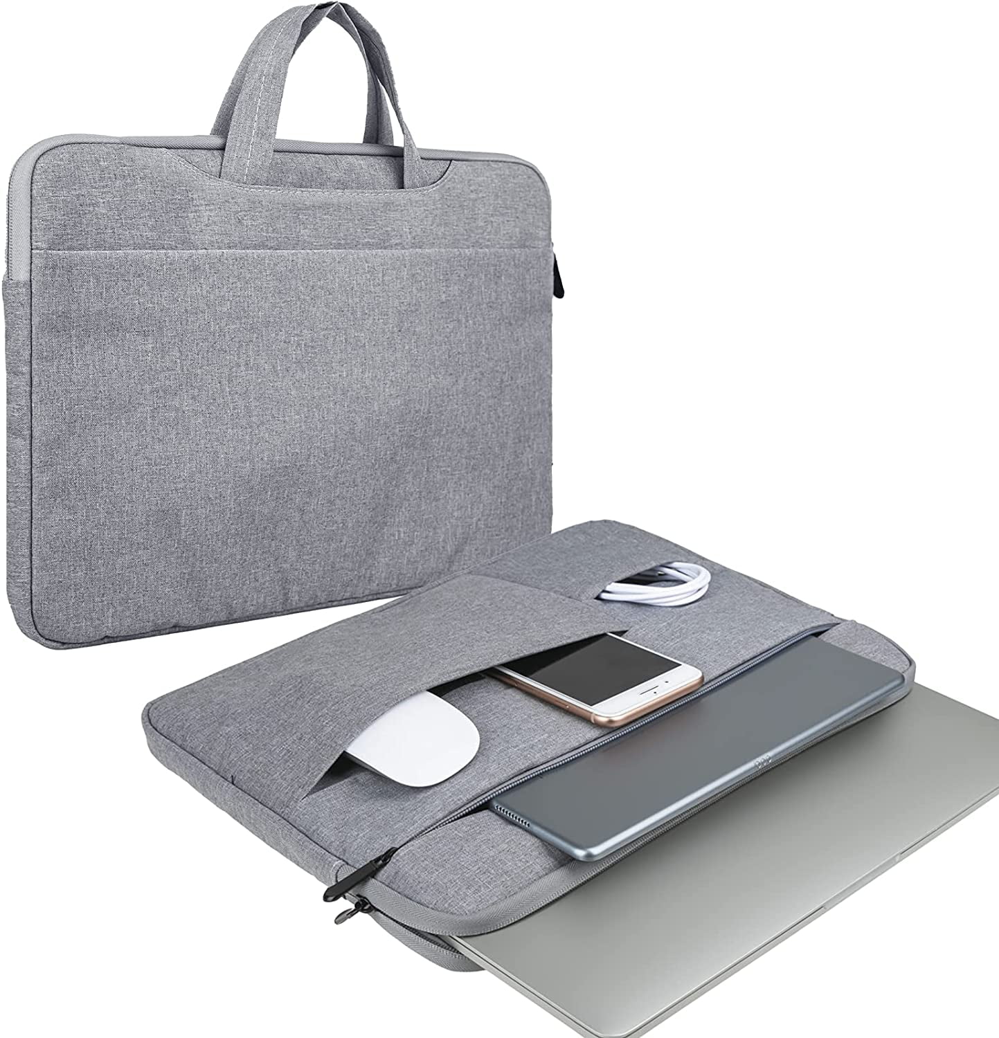 RAINYEAR Laptop Sleeve Case 13 Inch Protective Waterproof Polyester ...