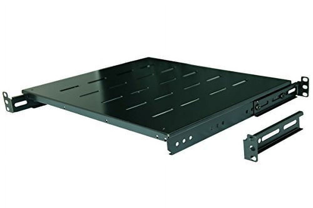 RAISING ELECTRONICS Fixed Rack Server Shelf 1U 19inch 4 Post Rack Mount ...
