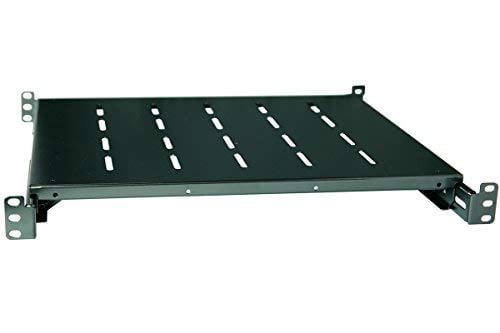 RAISING ELECTRONICS Fixed Rack Server Shelf 1U 19inch 4 Post Rack Mount ...
