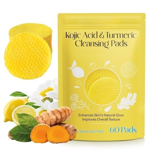 RAJMAAN Kojic Acid Turmeric Acne Control Pads Reduce Breakouts Control ...