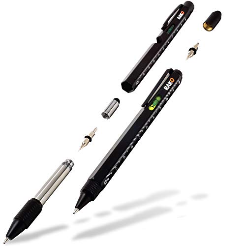 RAK 8-in-1 Multi-Tool Pen Set: LED, Stylus, Rulers, Level, Bottle ...