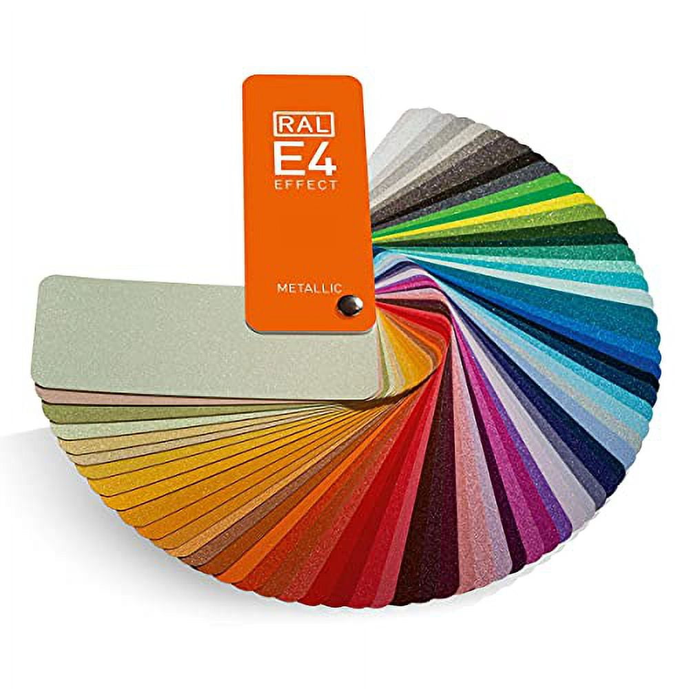 RAL E4 Color Chart, 70 Metallic Colors, Full Page Color Swatches, High ...