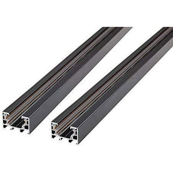 RAL3002 Track Light Rails, Halo Single Circuit System, 3 ft per Rail, 2 ...
