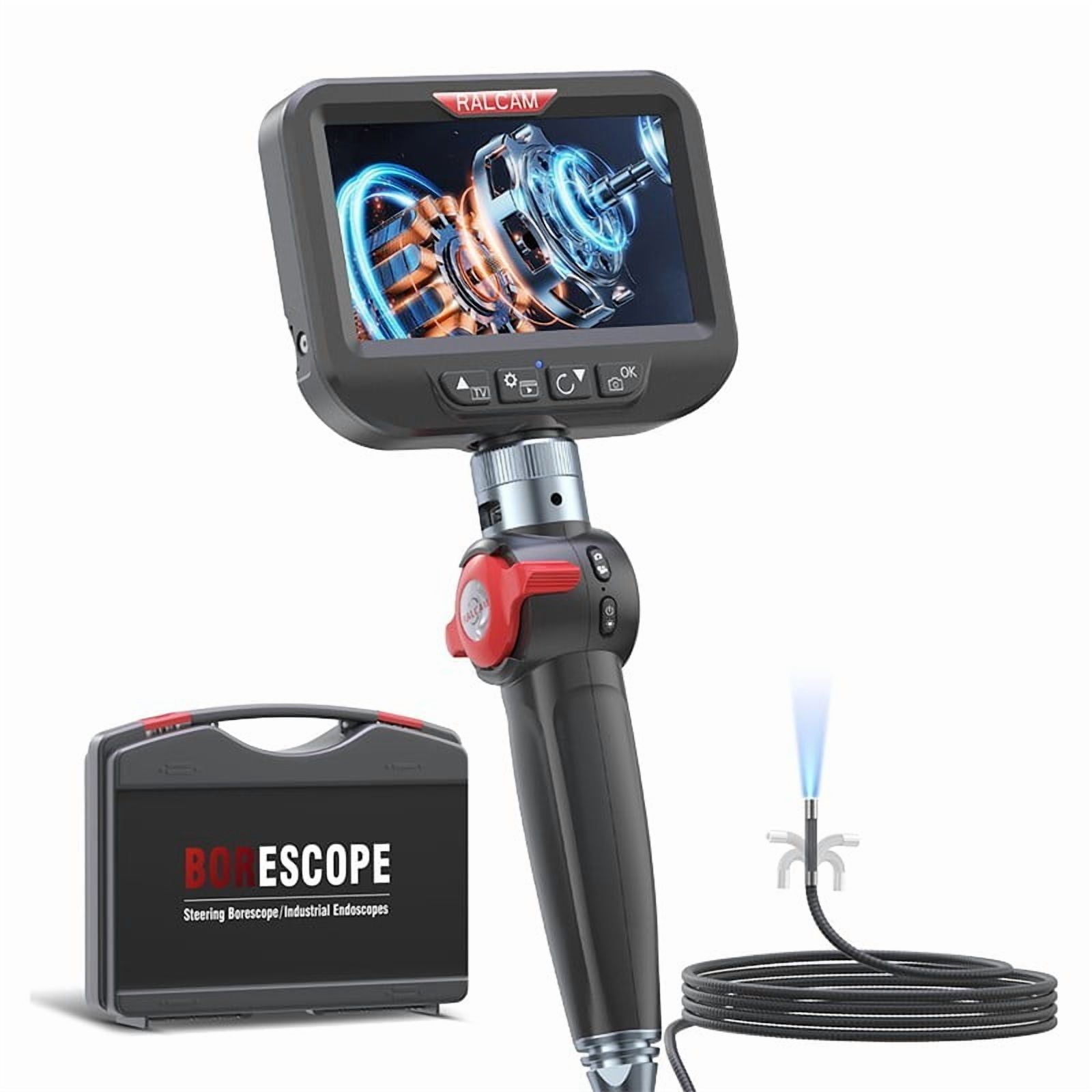 RALCAM 2-way 180°Articulating Borescope Endoscope 6.2mm Inspection Camera 4.3 HD - Walmart.com