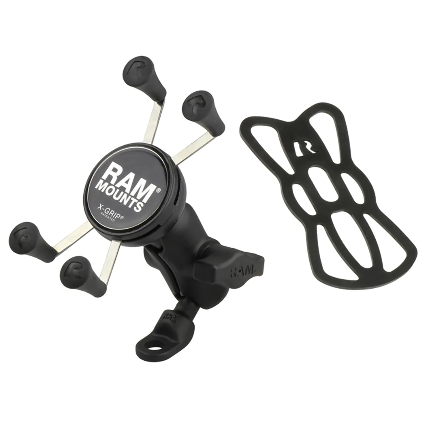 RAM-B-272-A-UN7 RAM Mounts Angled Motorcycle Mount with Universal X ...