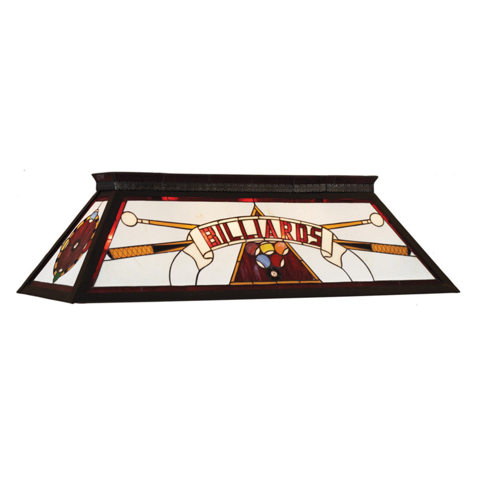 Classic Decorative Billards KD Billiard Table Light, Red - Walmart.com