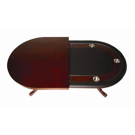 84 Texas Hold'Em Oval Poker Table 8 Person (GTBL84) - Walmart.com