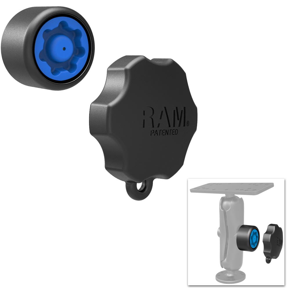 RAM MOUNT PIN-LOCK SECURITY KNOB AND KEY F/ B SIZE ARMS - Walmart.com