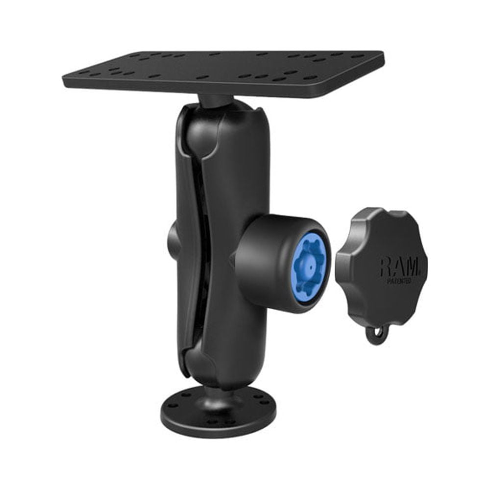 RAM Mount Marine Electronics Mount w/Pin-Lock Security Kit - Walmart.com