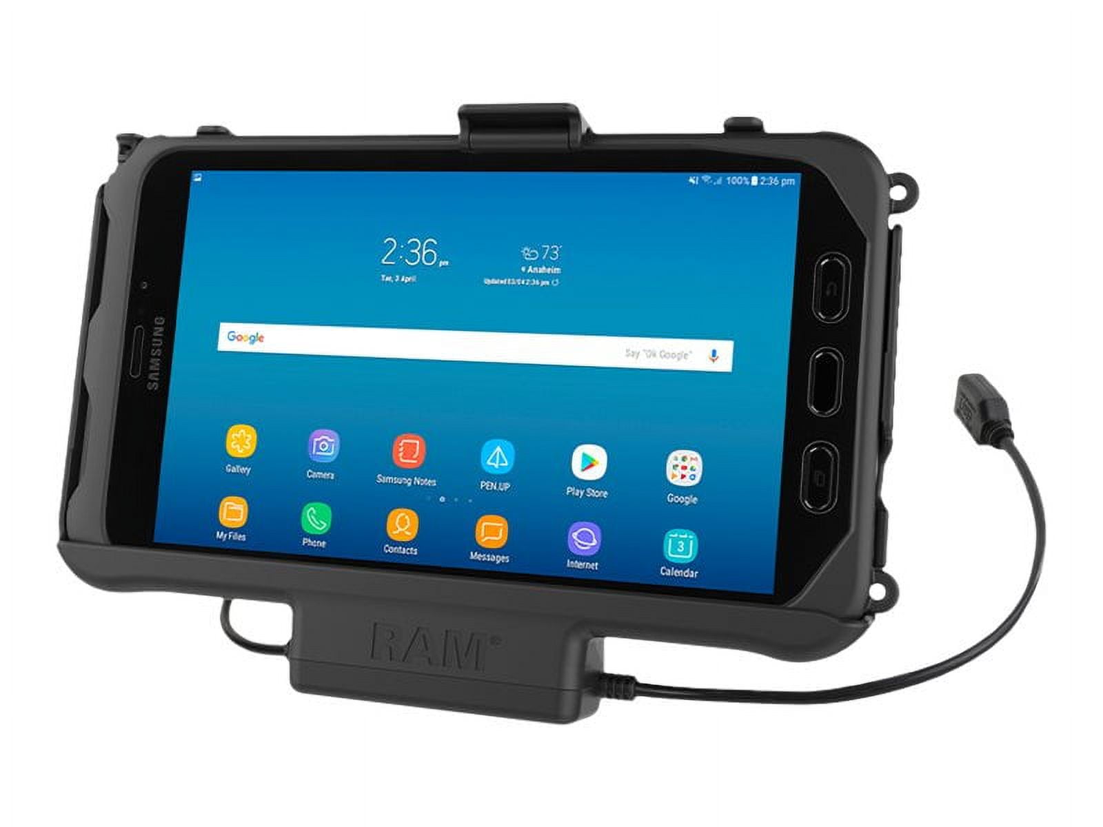 RAM Mounts EZ-ROLL'R Power + Data Dock Samsung Tab Active5 & 3 ...