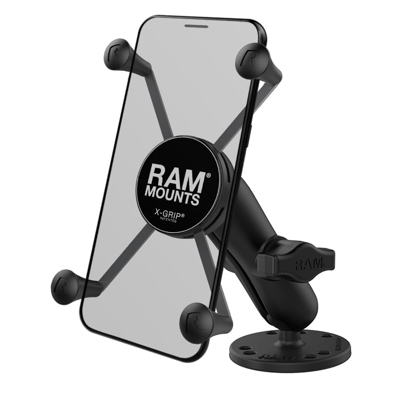 RAM Mounts X-Grip® Large Phone Mount with Drill-Down Base - Walmart.com