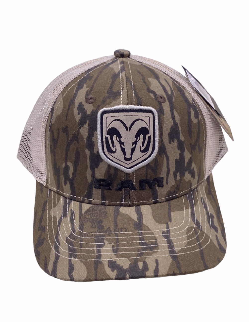 RAM Patch Mossy Oak Camo Mesh Back Cap Hat - Walmart.com